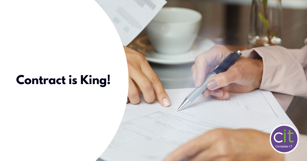 Contract is King! - Complete IT